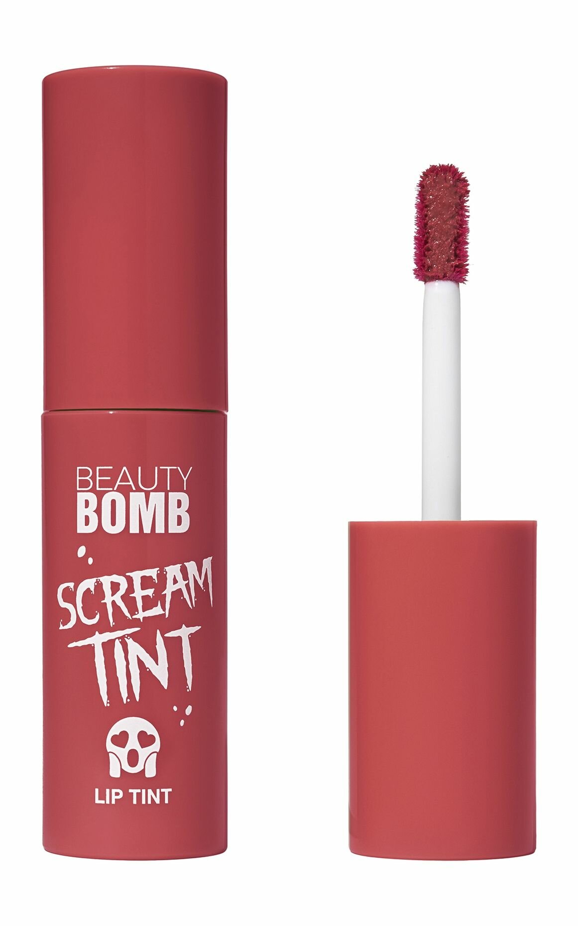 BEAUTY BOMB Тинт для губ кремовый Screamtint, 3 мл, 02, Сочный ягодный с холодным подтоном