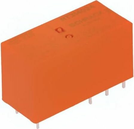 Реле TE Connectivity RT314024 Реле электромагнитное SPDT Uобмотки 24ВDC 16A/250ВAC 1,44кОм 1шт
