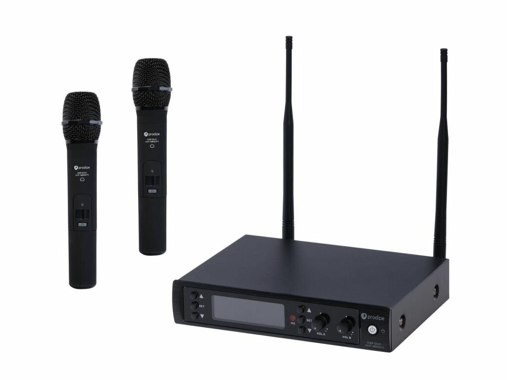 Беспроводная микрофонная система Prodipe DSP-DUO-UHF-M850/F5 2 ручных передатчика