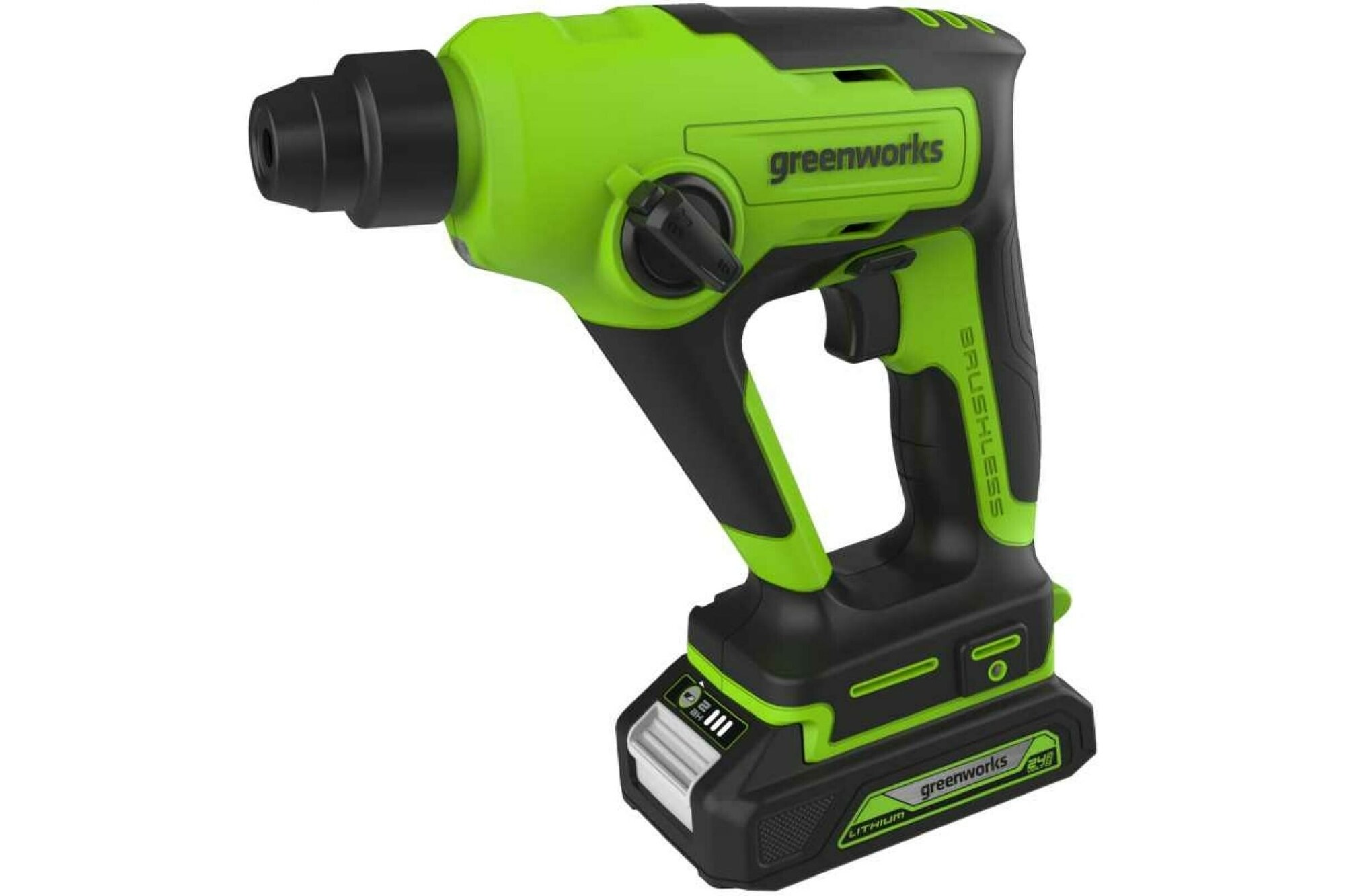 Перфоратор GreenWorks GD24SDS1K2 (3803107UA)