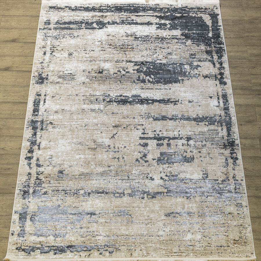 Ковер, Прямой, Бежевый, Серый, Золотисто-жёлтый, Коричневый, Современный, на пол, в гостиную, спальню, в ассортименте (100 см. на 200 см.)