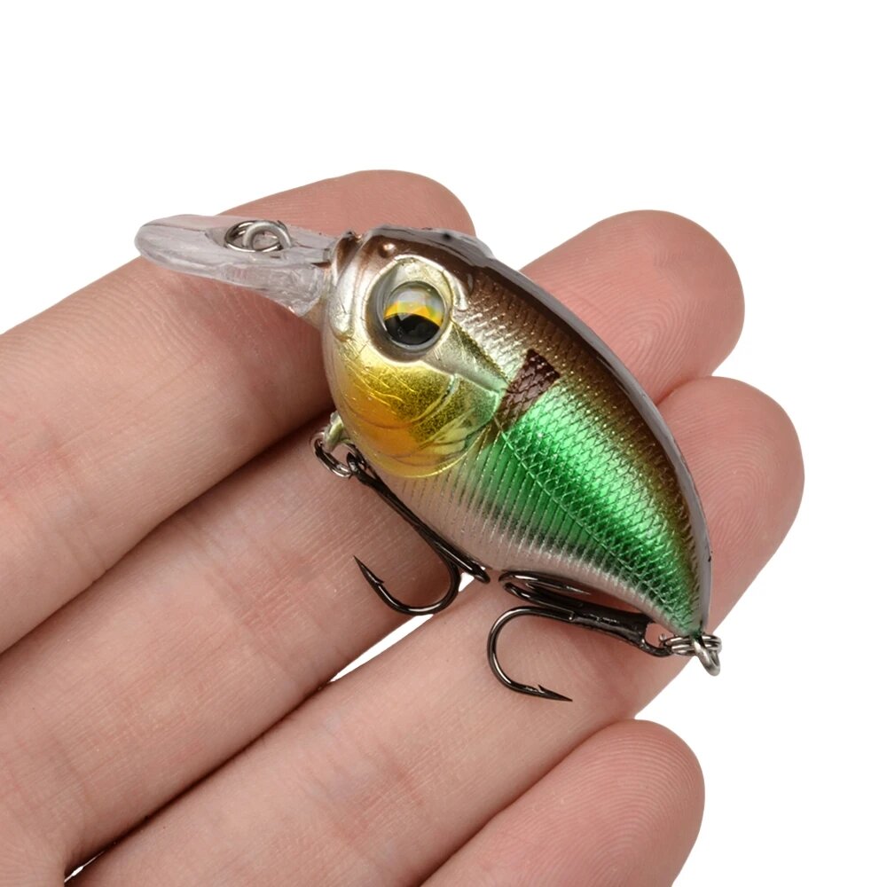 1Pcs Crankbait Minnow Fishing Lures 60mm 8.5g Wobblers Artificial Hard Bait Floating Bass Lure Plastic Fish Fishing Tackle
