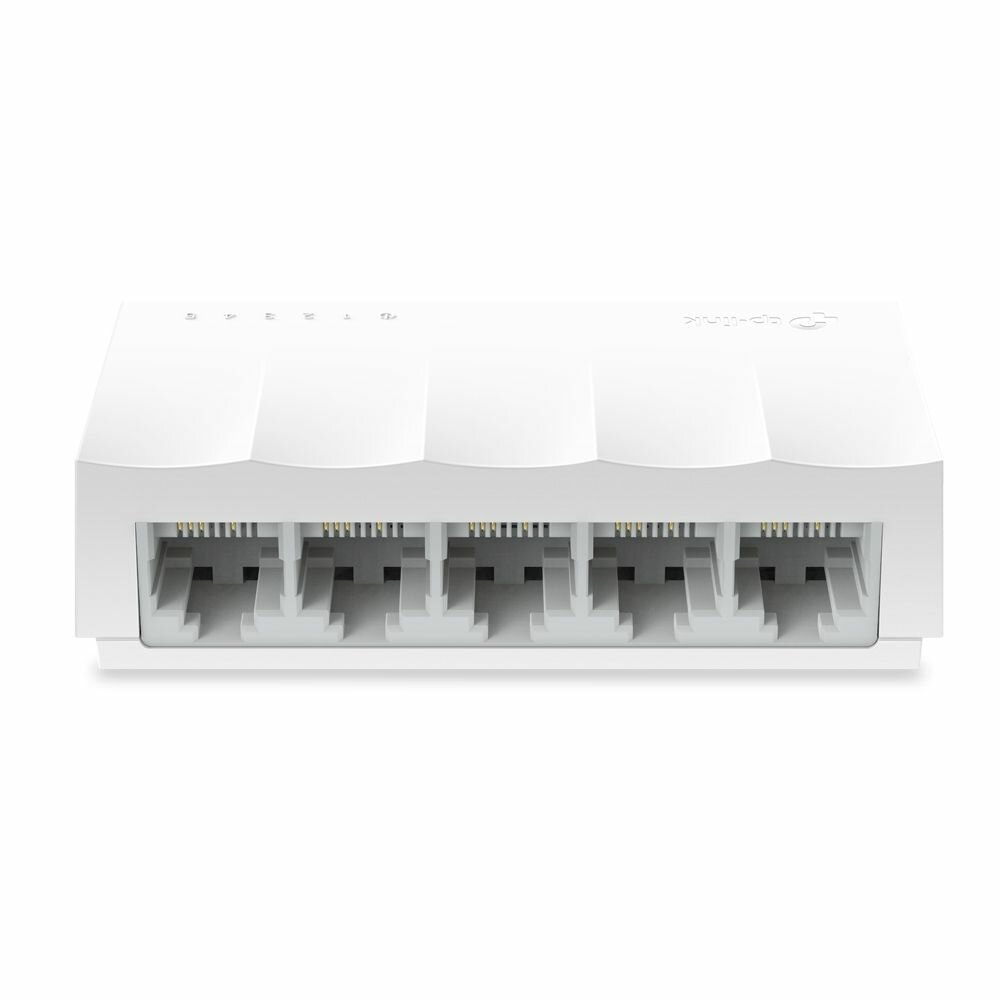 Коммутатор TP-Link LS1005 неуправляемый, 5xRJ45 100Мбит/с, с поддержкой автосогласования и авто-MDI/MDIX