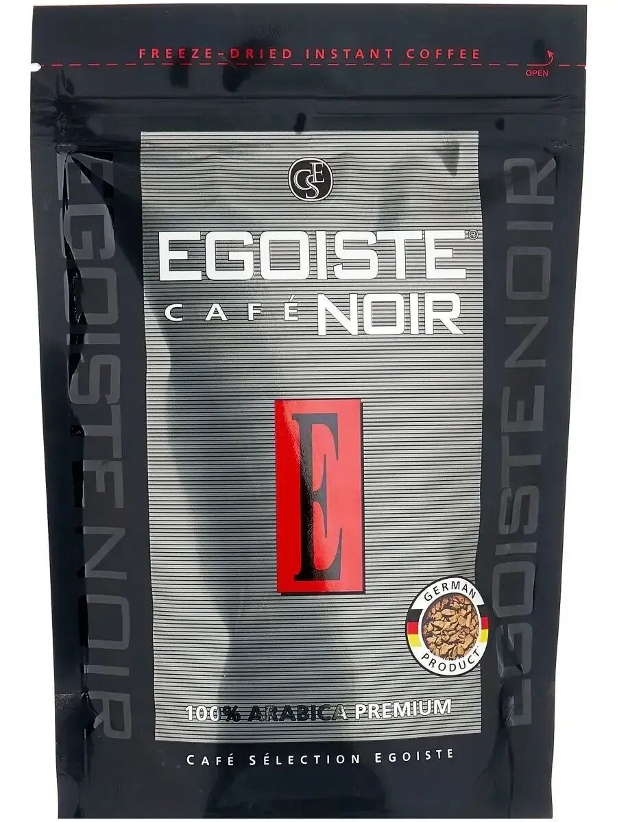Растворимый кофе EGOISTE Noir 70 грамм