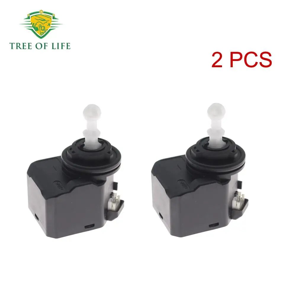 Новый мотор регулировки выравнивания передней фары для VW EOS Golf Jetta Passat Polo Touareg Crafter 2005-2016 6R0941295 1K6941295 2 PCS