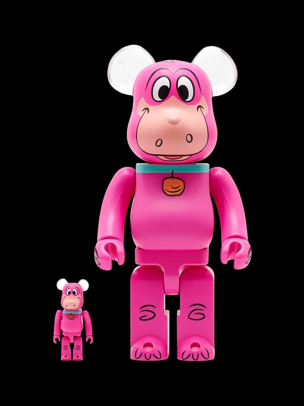 Коллекционная оригинальная фигура Bearbrick The Flintstones Dino 400% 100%