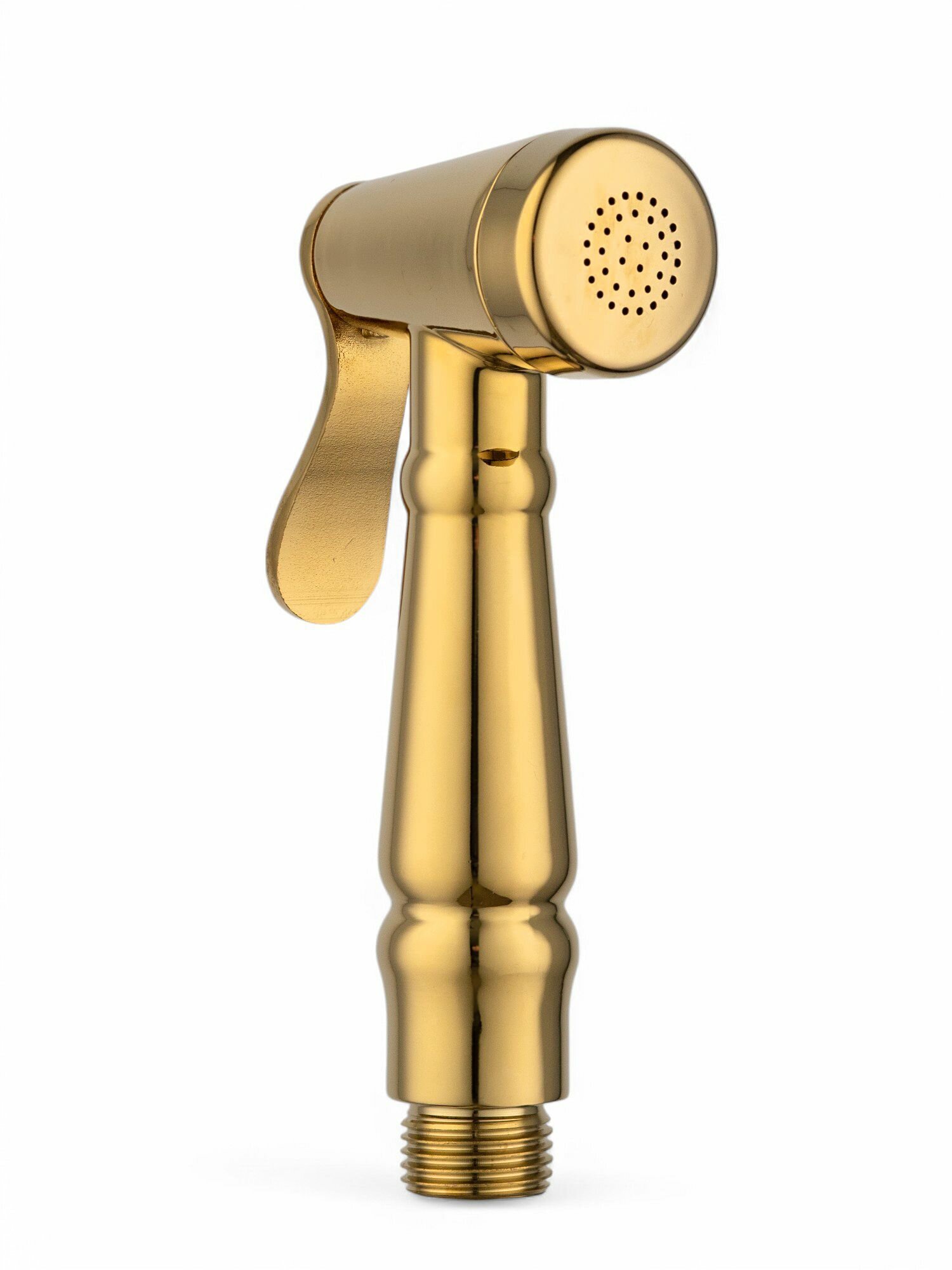 Лейка для гигиенического душа на биде из нержавеющей стали, цвет глянцевое золото
