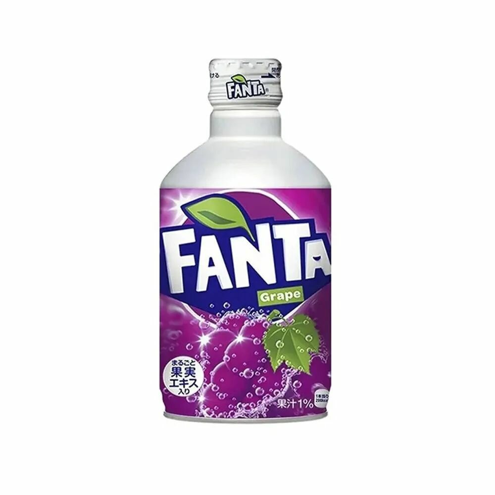Газированный напиток Fanta Grape / Фанта Виноград 300 мл