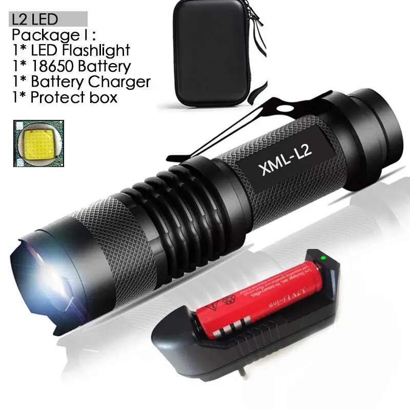 Фонарик XINYI S68/S98 LED Q5 2000LM Package I