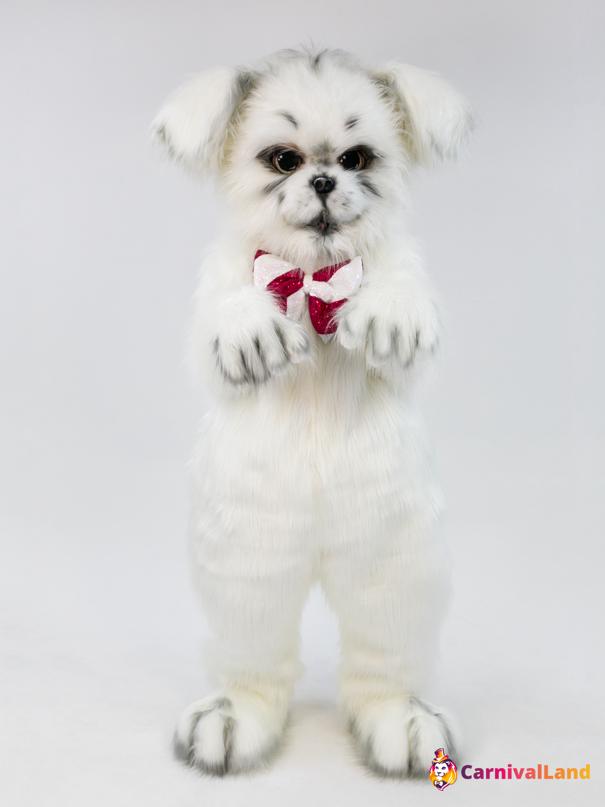 Ростовая кукла Собака Снежик р. 44-48, карнавальный костюм взрослый, ростовые куклы для аниматоров