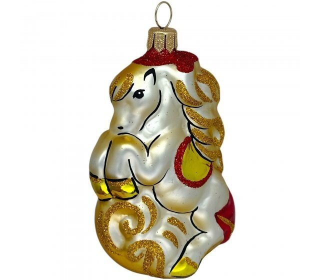 Игрушка на елку Лошадка цирковая