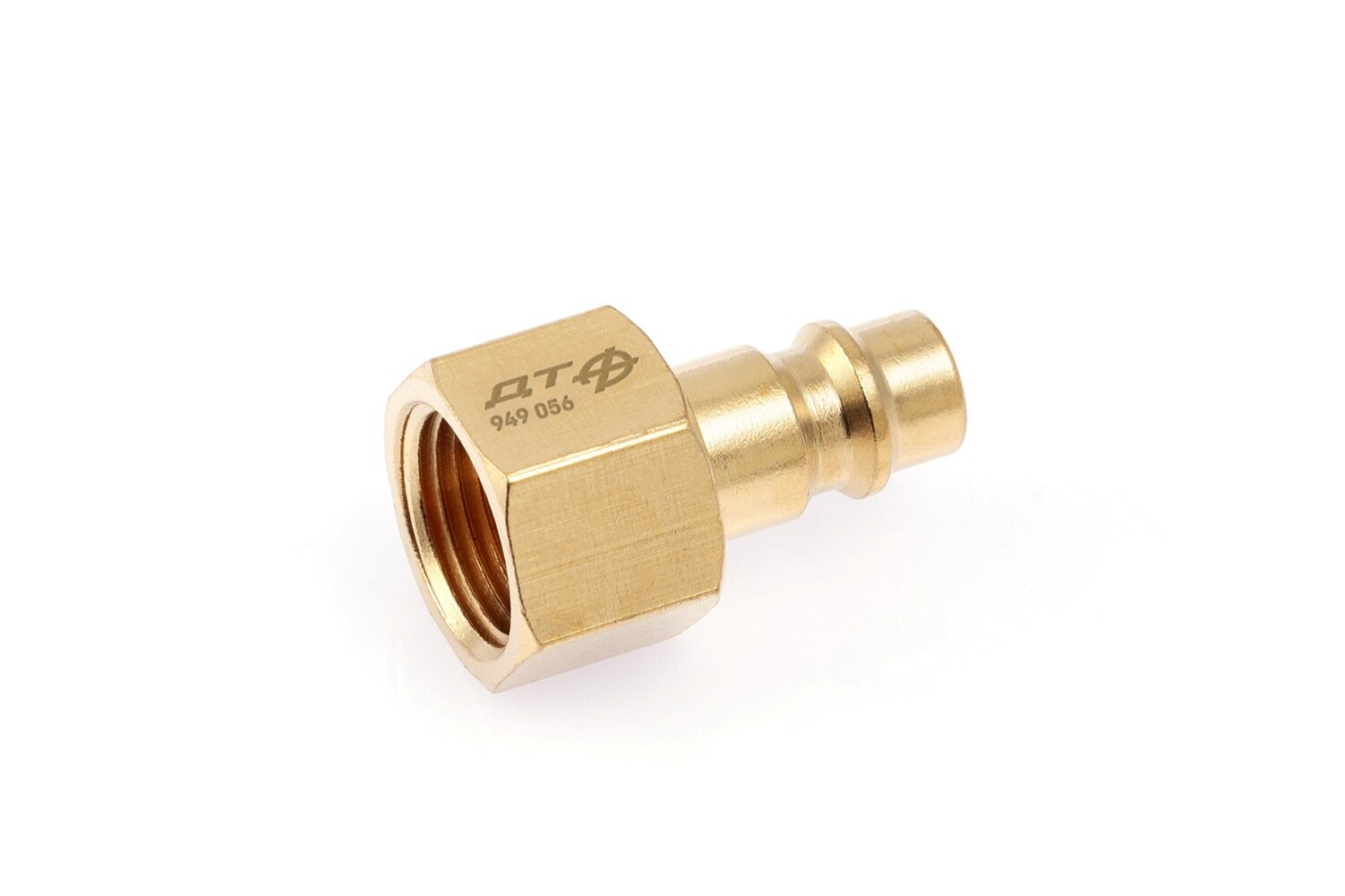 Штуцер быстросъёмный латунный "папа" (М) "мама" 3/8"(F), Дело Техники, 949056