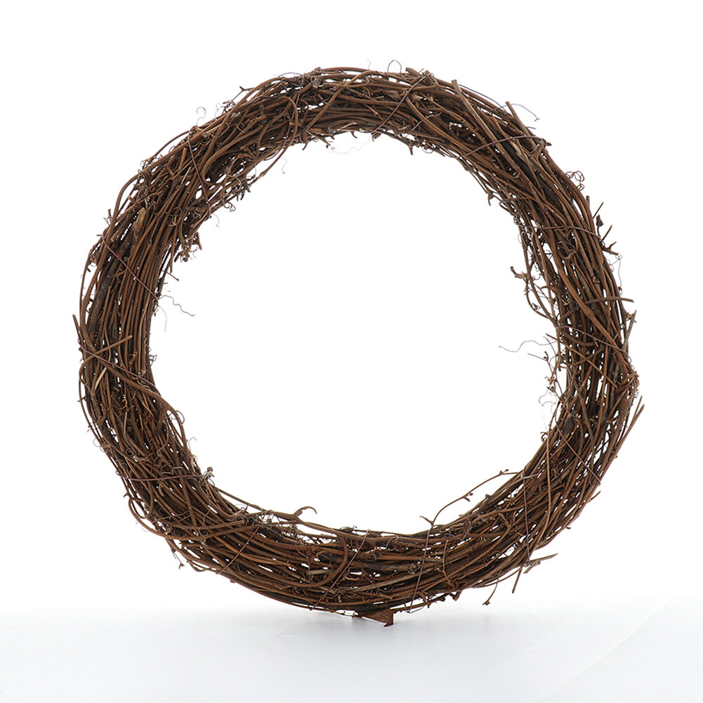 11,8 дюйма венок из виноградной лозы круглая виноградная ветвь венок Diy ротан