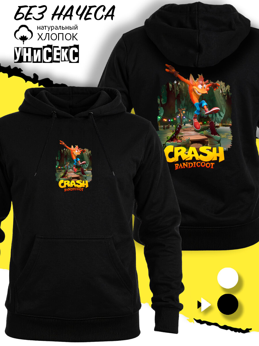 Худи Толстовка свитшот Crash bandicoot