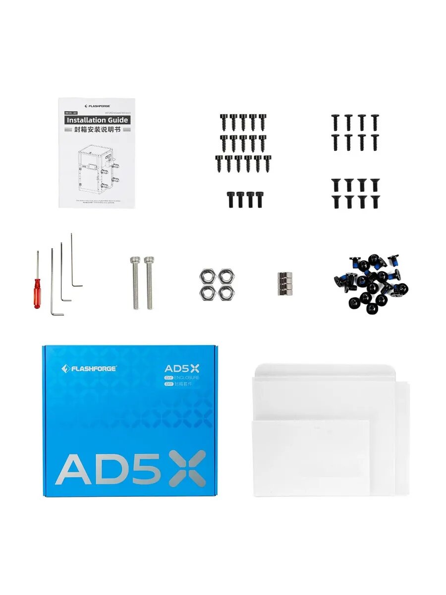 Flashforge AD5X с термостойким корпусом для печати ASA и PC