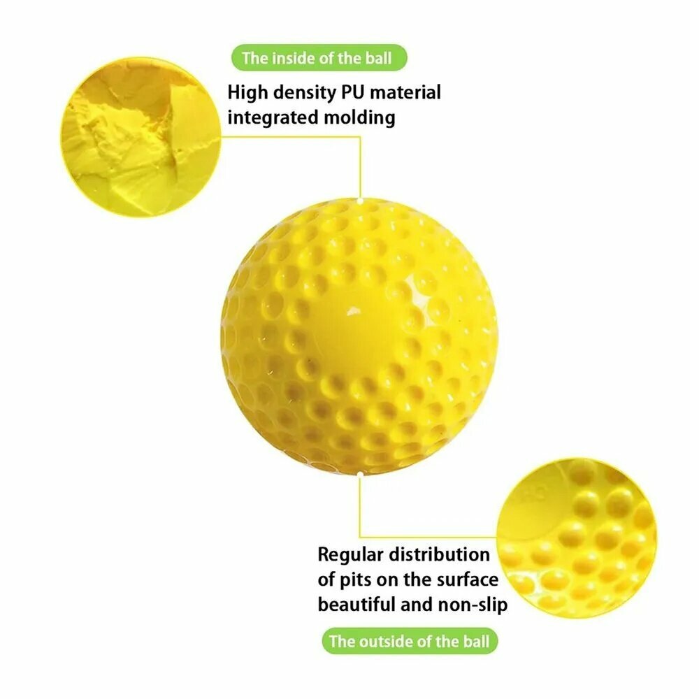 12 софтболов для подачи мячей с углублениями 12 дюймов