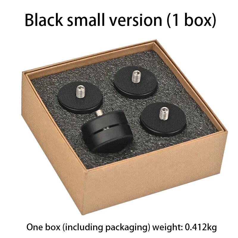 VOIACAN Алюминиевые изолирующие ножки для акустики Black Small