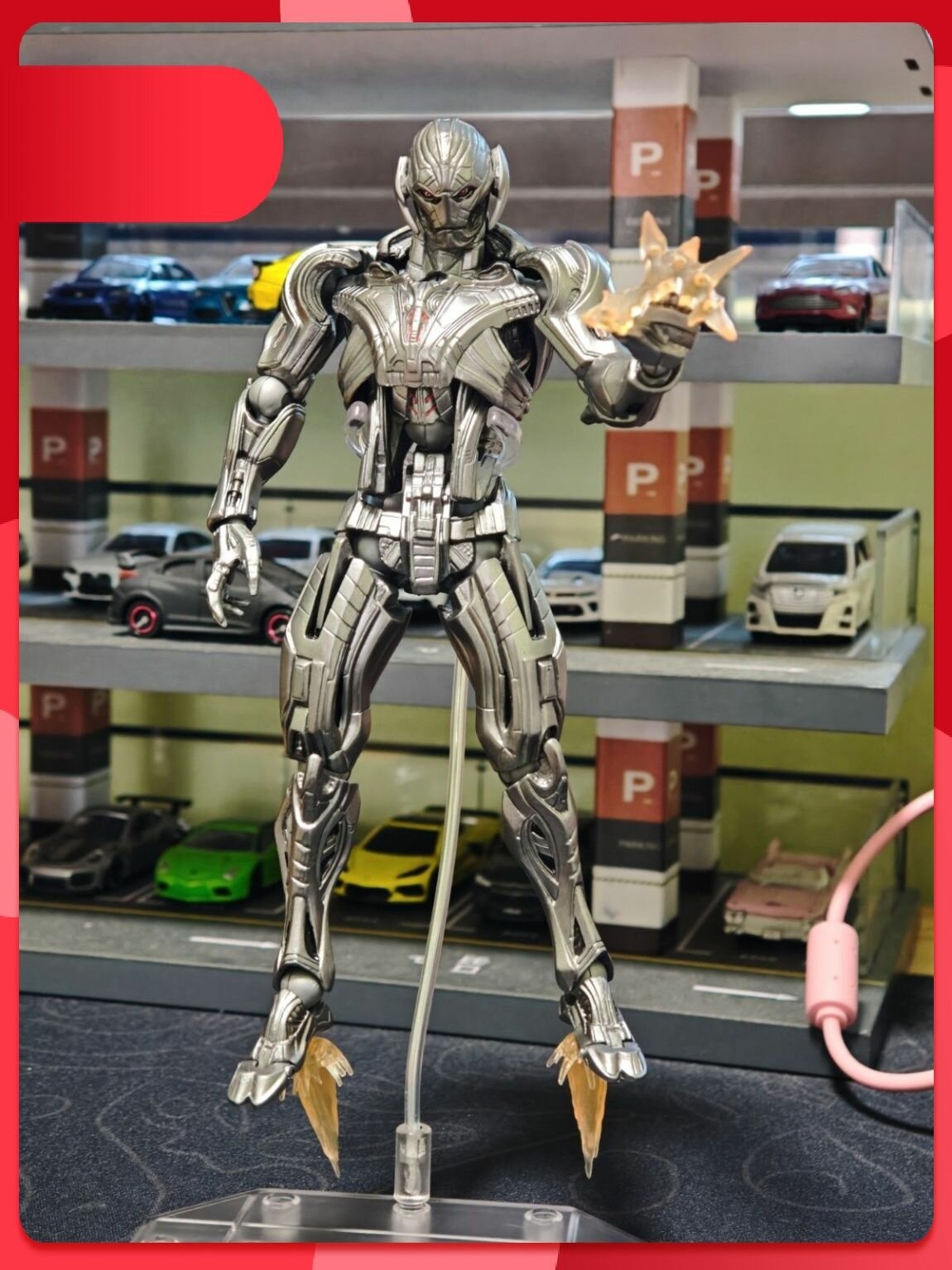 Марвел фигурка Мстители/Avengers, Ultron/Альтрон(мультиаксессуары, подвижные конечности)