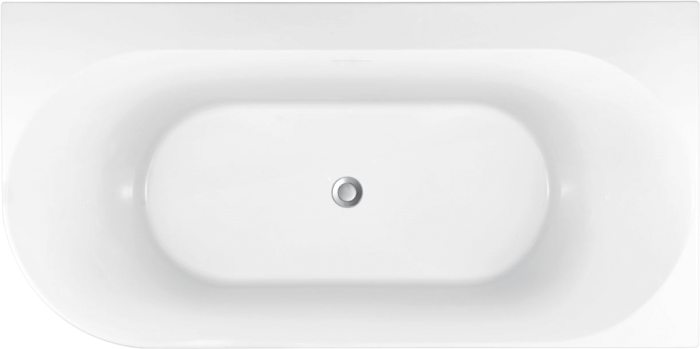 Акриловая ванна Allen Brau Priority 4 R 170x80 см, угловая, правая, пристенная, белая, асимметричная, на ножках, с экраном, со сливом-переливом