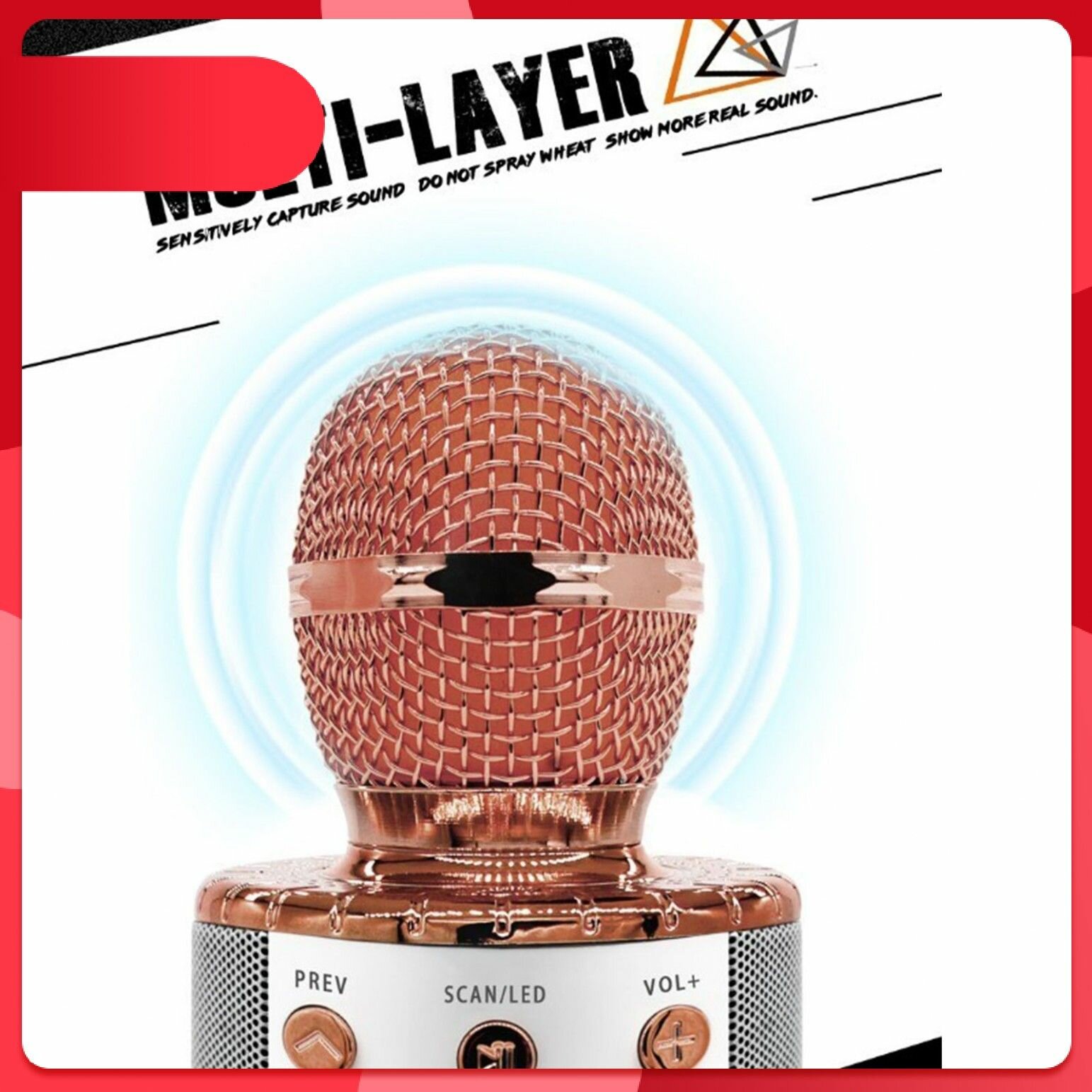 Беспроводной Bluetooth конденсаторный микрофон