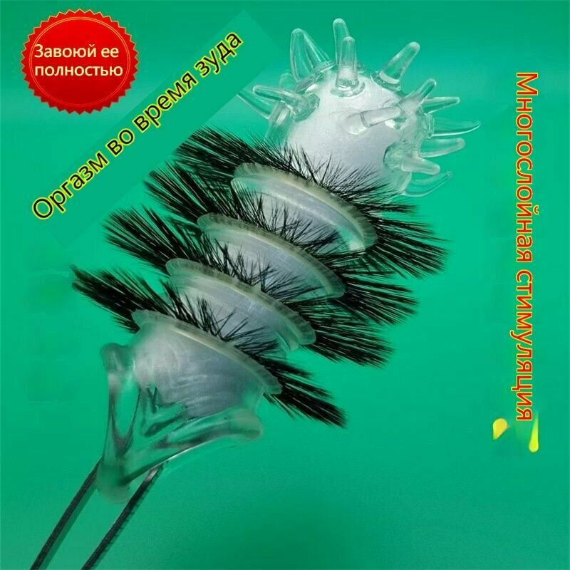 Эрекционное кольцо для мужчин, С многослойным силиконовым кольцом для волос/Насадка на член для увеличения пениса.