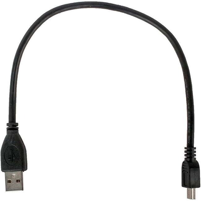 Gembird CCP-USB2-AM5P-1 USB 2.0 кабель PRO для соед. 0,3м AM/miniBM позол. конт, черный