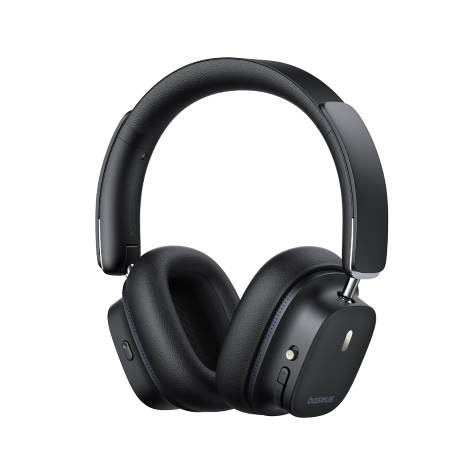 OS-Baseus Bowie 30 Max Наушники беспроводные с активным шумоподавлением Cluster Black, материал ABS, для взрослых, использование для фитнеса, развлечений, путешествий, Bluetooth 5.4, батарея 65 часов, драйвер dynamic, контроллер кнопочный, 3.5mm разъем,