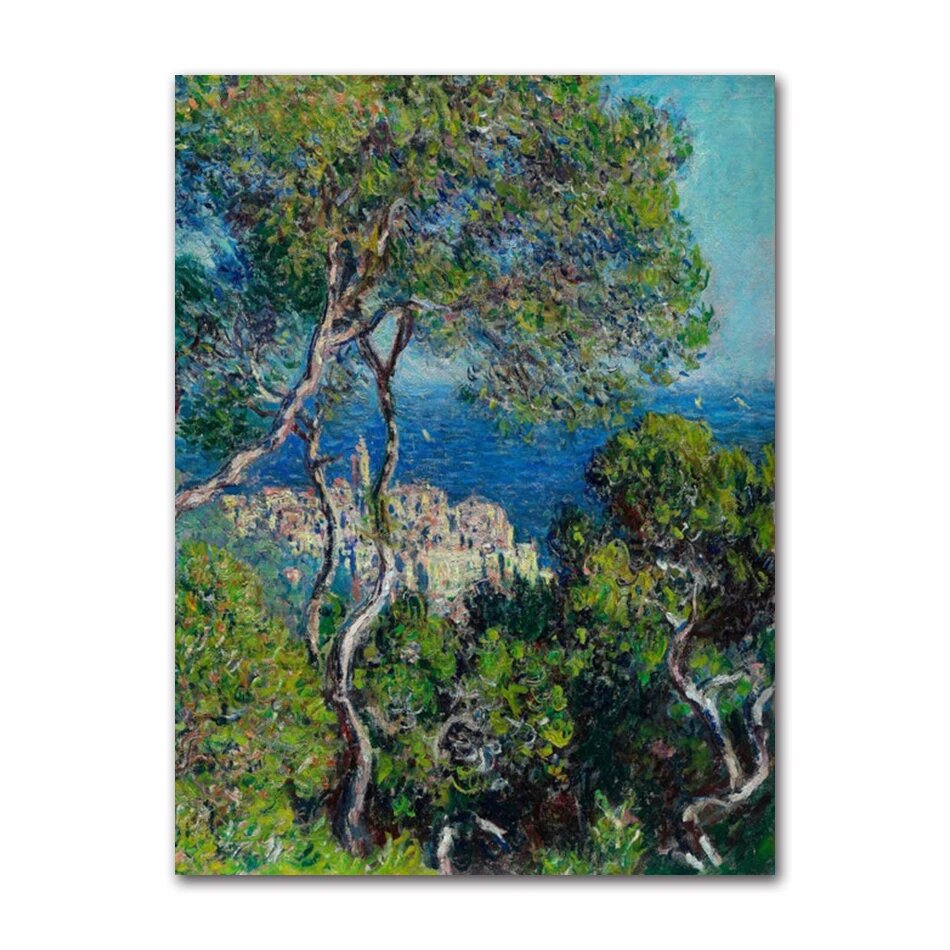 Абстрактный пейзаж на холсте 42x60см, цвет 61109-18