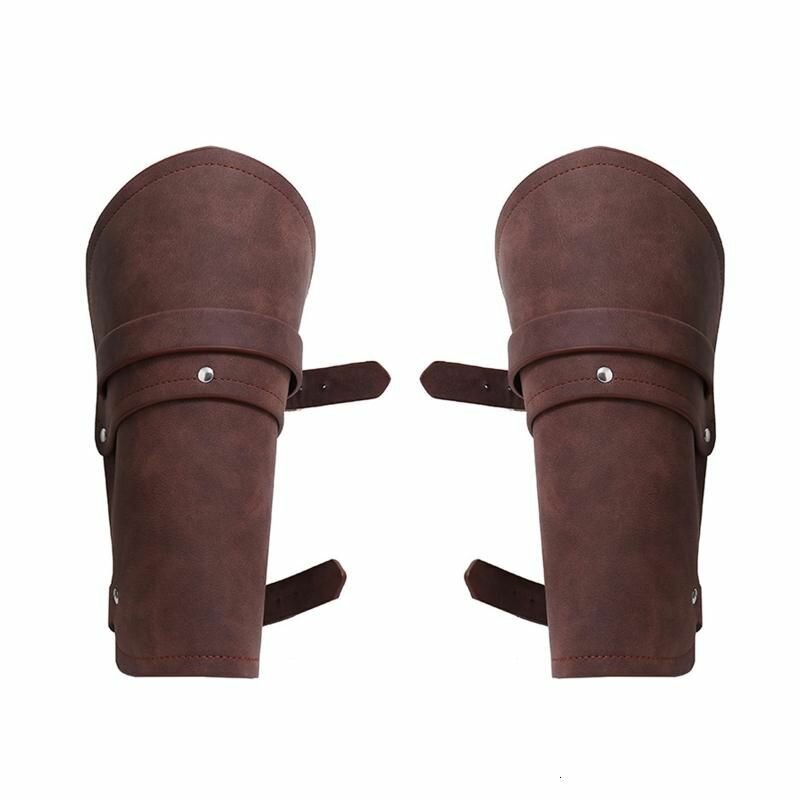 Кожаные нарукавники для взрослых, Коричневый