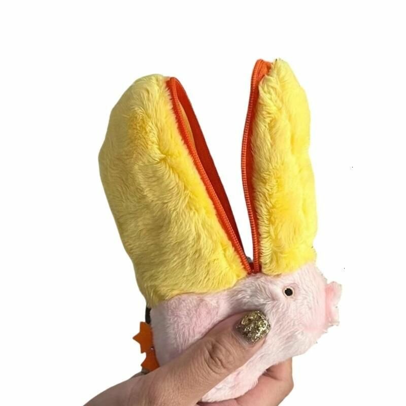 Милый Плюшевый Пенал На Молнии С Орангутангом-Розовая Маленькая сумка