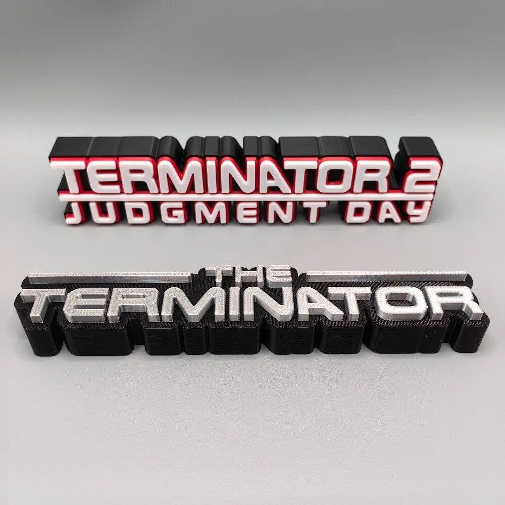 3D логотип "The Terminator" - брелок, цвет Terminator — фото 1