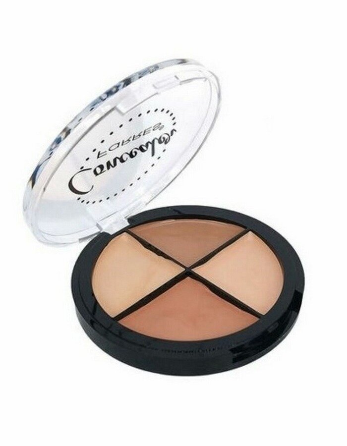 Farres Concealer - Cover Палетка консилеров для лица "4 цвета" 9 г. №101 (4021) светло-бежевый, бежевый, персиковый