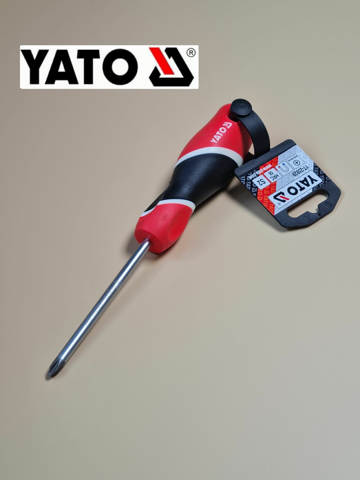 Отвёртка крестовая РН2 х 100 мм Yato YT-25929