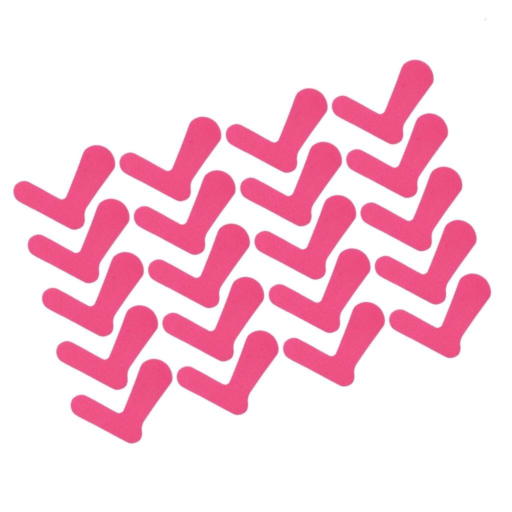 Тейп для большого пальца руки, 20 шт, Розово-красный