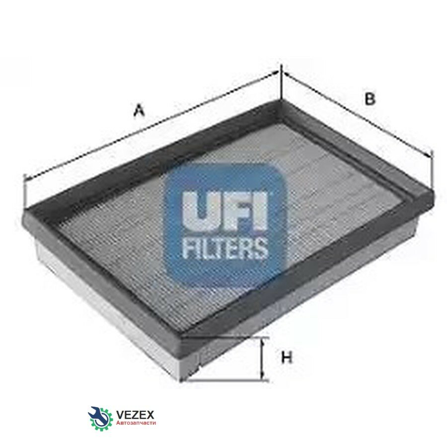 UFI 3036800 фильтр воздушный!\ Peugeot 207/308 1.6 07>
