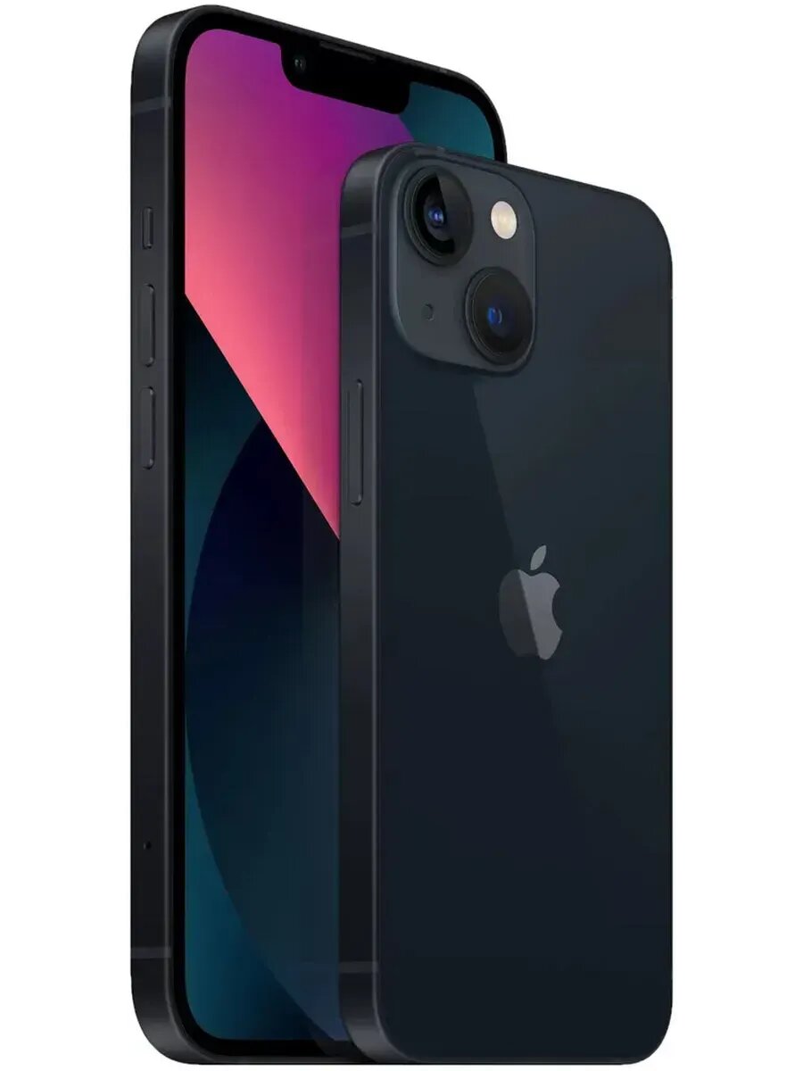 Оригинал Смартфон Apple iPhone 14 128GB,6.1" OLED, процессор A15, камера 12 Мп, поддерживает русский, black