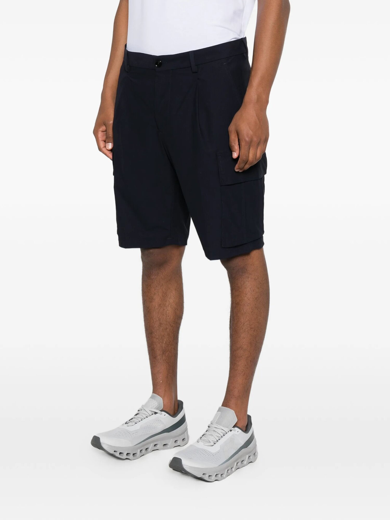 Шорты Les Hommes Pleated cargo shorts, размер 48 — фото 1