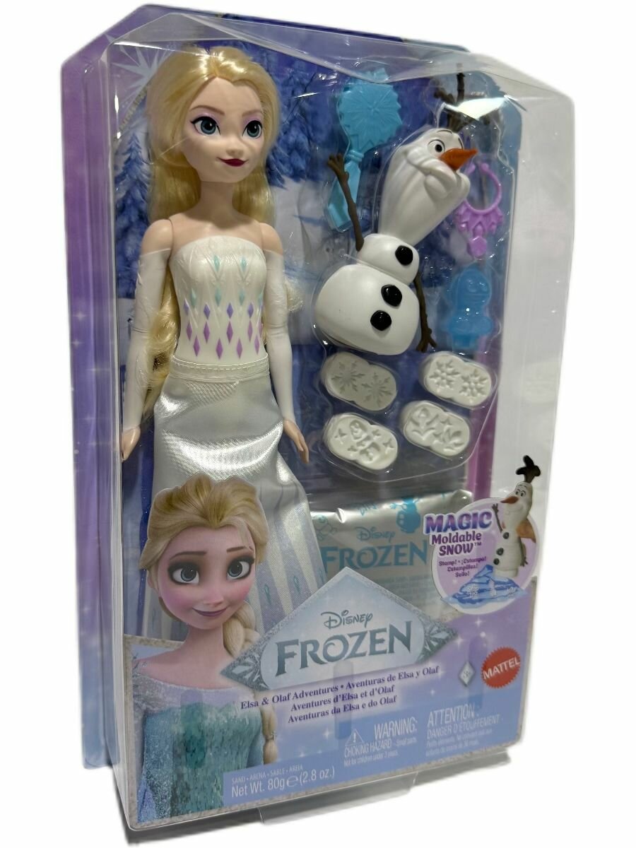 Кукла Mattel Frozen Эльза и Олаф Холодное сердце Дисней