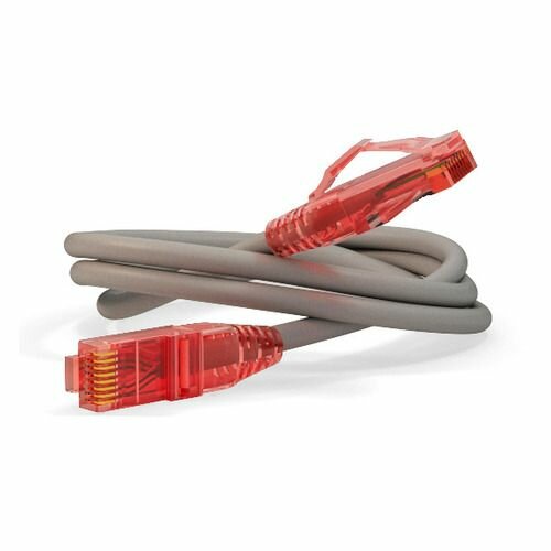 Патч-корд Hyperline PC-LPM-UTP-RJ45-RJ45-C5e-0.15M-LSZH-GY, вилка RJ-45, вилка RJ-45, кат.5E, LSZH, 0.15м, серый