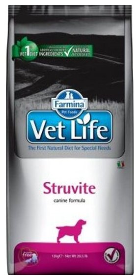 Корм сухой для собак Farmina Vet Life Struvite 12 кг