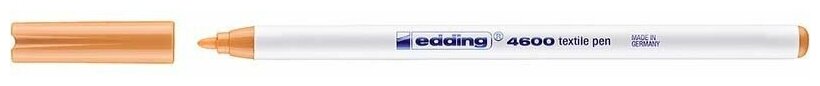 Маркер по ткани EDDING 4600/016, 1мм, бледно оранж