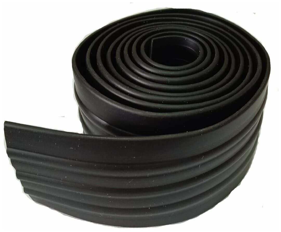 Привал днищевый 45 мм 4 м, лента для бронирования днища лодки ПВХ, черный