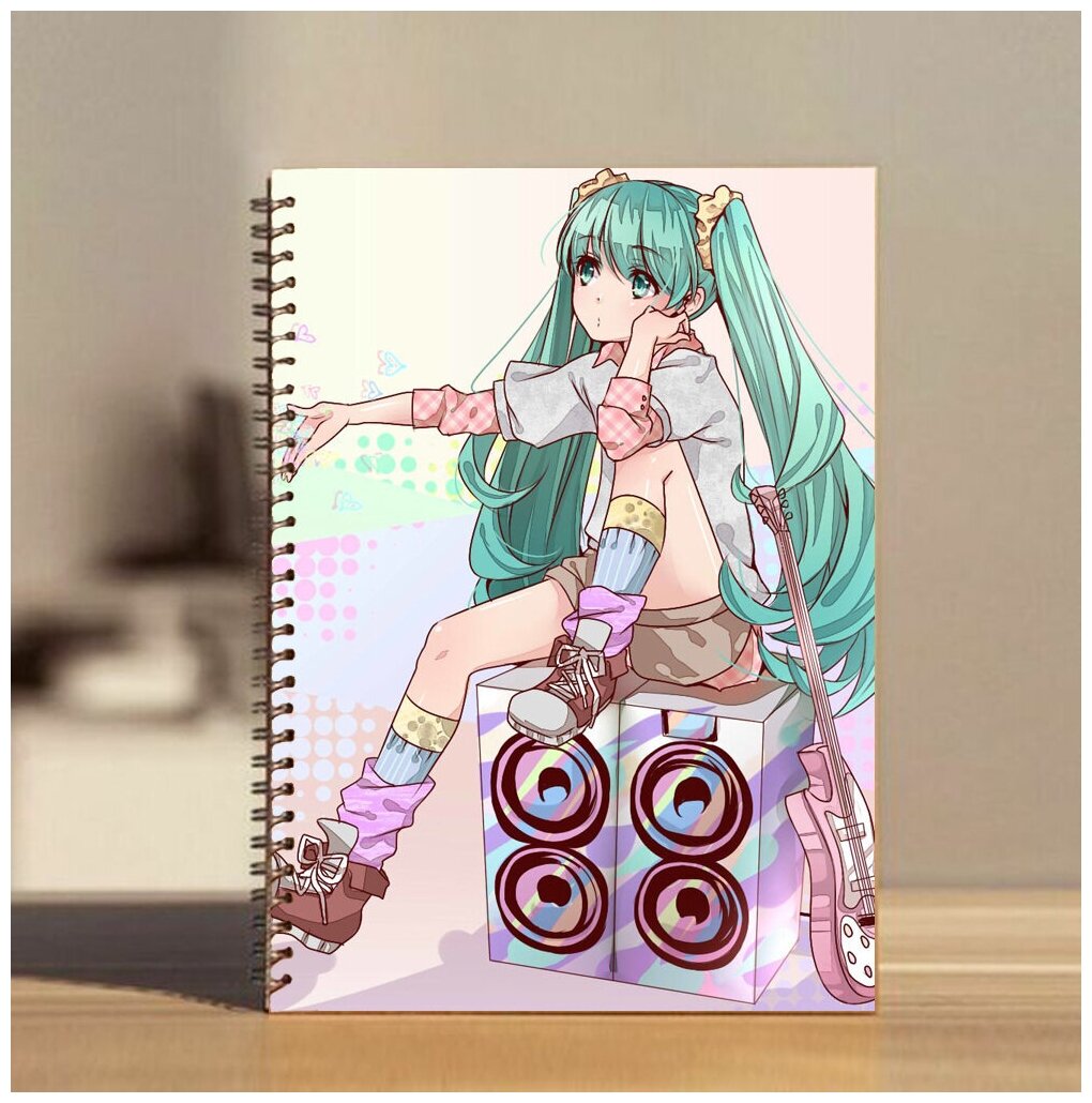 Скетчбук А5 по аниме Хатсуне Мику / Hatsune Miku (Вокалоид) №15