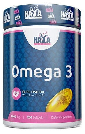 Haya Labs Omega 3 1000mg 200 капс