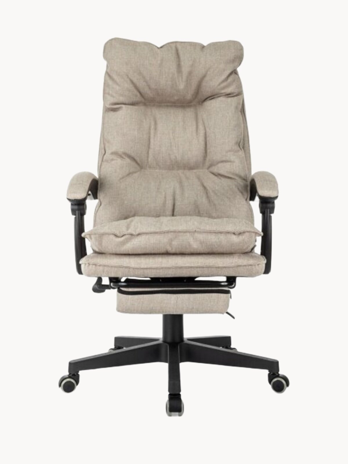 Кресло руководителя Бюрократ CH-820MSG-F бежевый 38-402 крестов. пластик подст. для ног