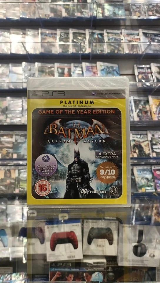 Batman Arkham Asylum Game Of The Year Edition Platinum [PS3 английская версия](новая/перепак) (МК)(SPC)