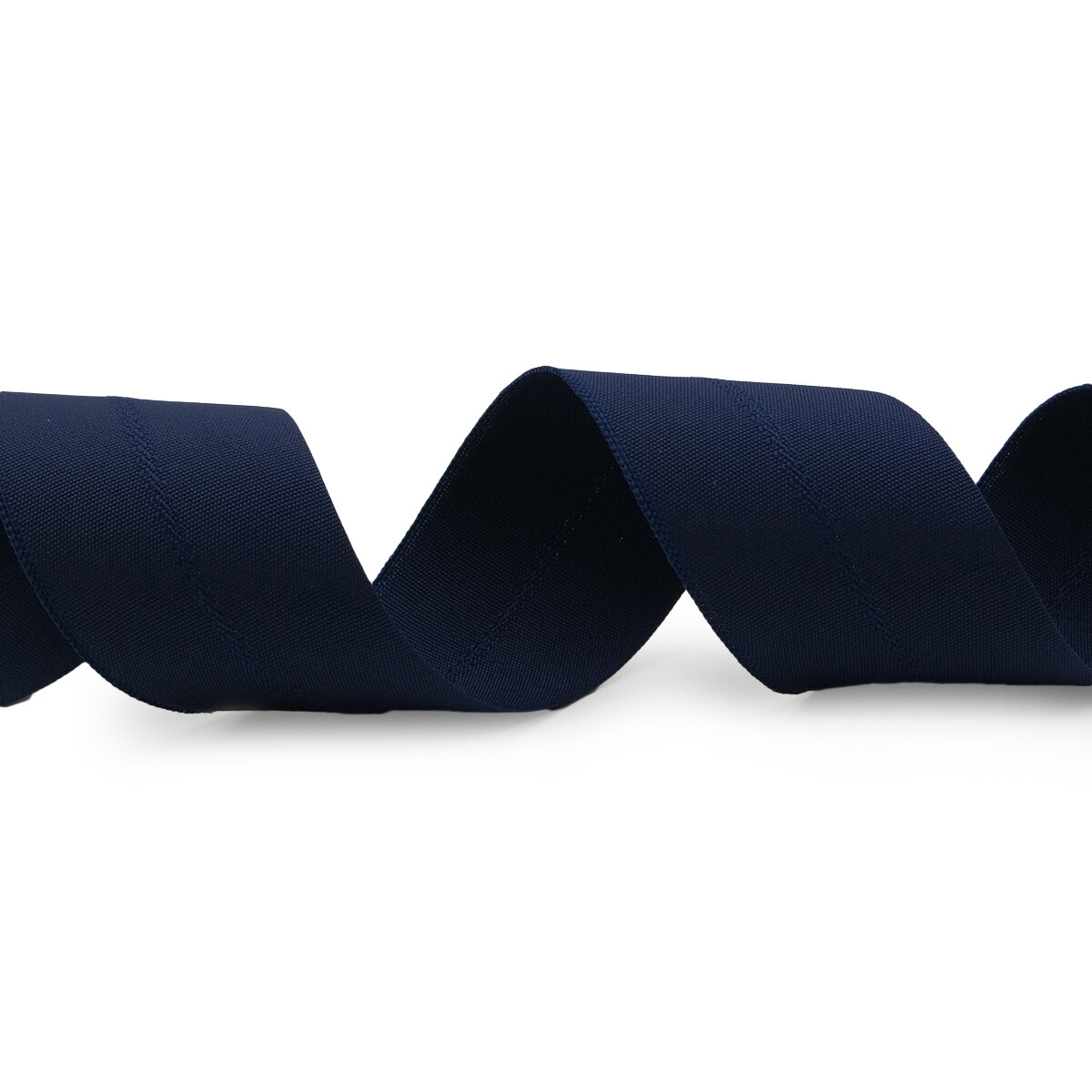 Лента корсажная для шитья 12,4 г/м, полиэстер, 5 см*50 м (032 синий)