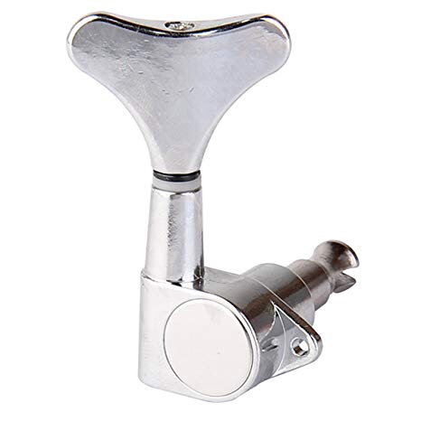 Одиночный басовый колок Musiclily M177, левый, хром