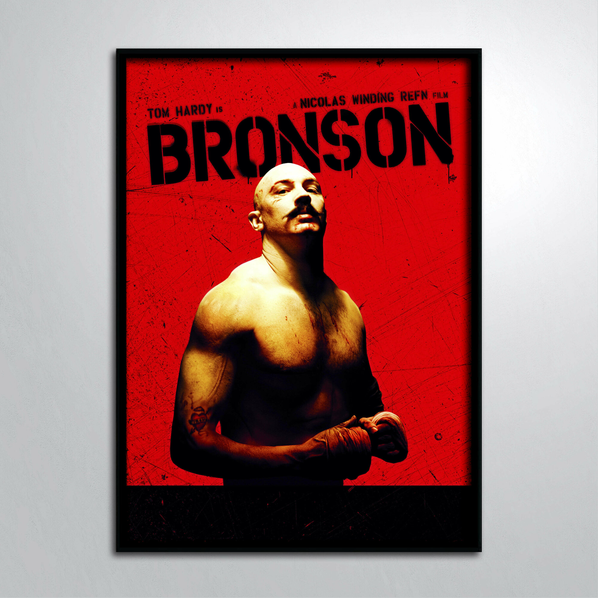 Постер без рамы/Том Харди Бронсон Оригинал Bronson (А2/420х594)