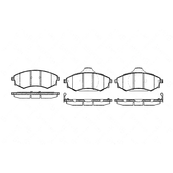 STELLOX 329 092-SX (29A5058101, 29A9058101, 2DA2058101) колодки дисковые п, Elantra (Элантра), Sonata (Соната) 1.6i-2.5i